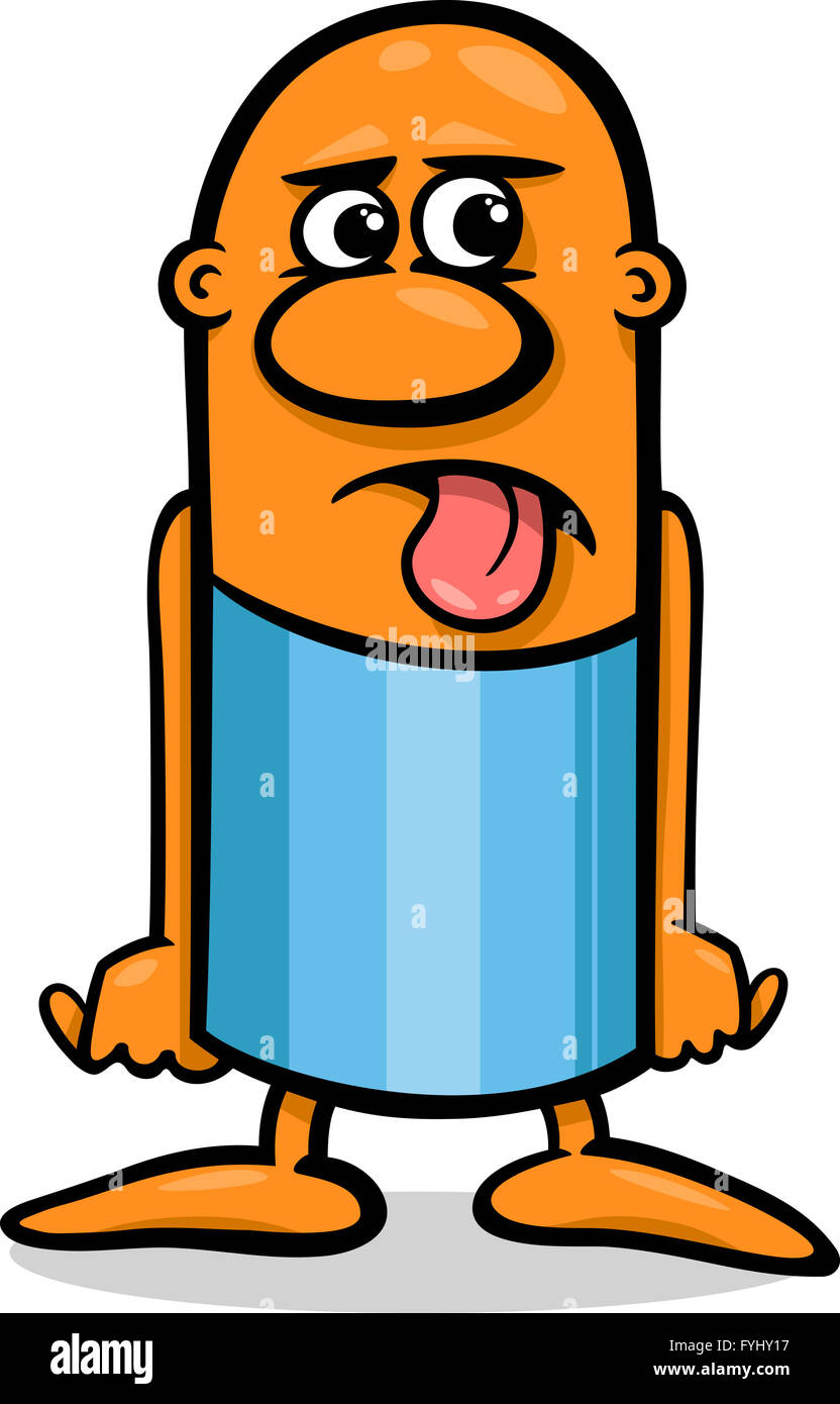 Cartoon disgusted man hi-res stock photography and images - Alamy