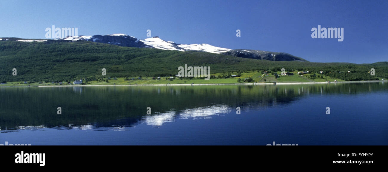 Norwegian fjord landscape Stock Photo - Alamy