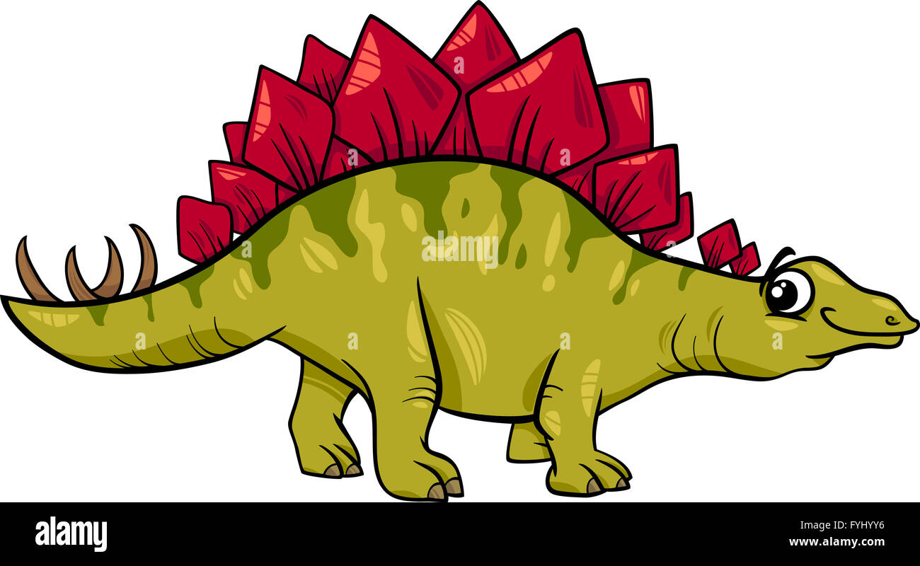 Stegosaurus Cartoon High Resolution Stock Photography and Images - Alamy