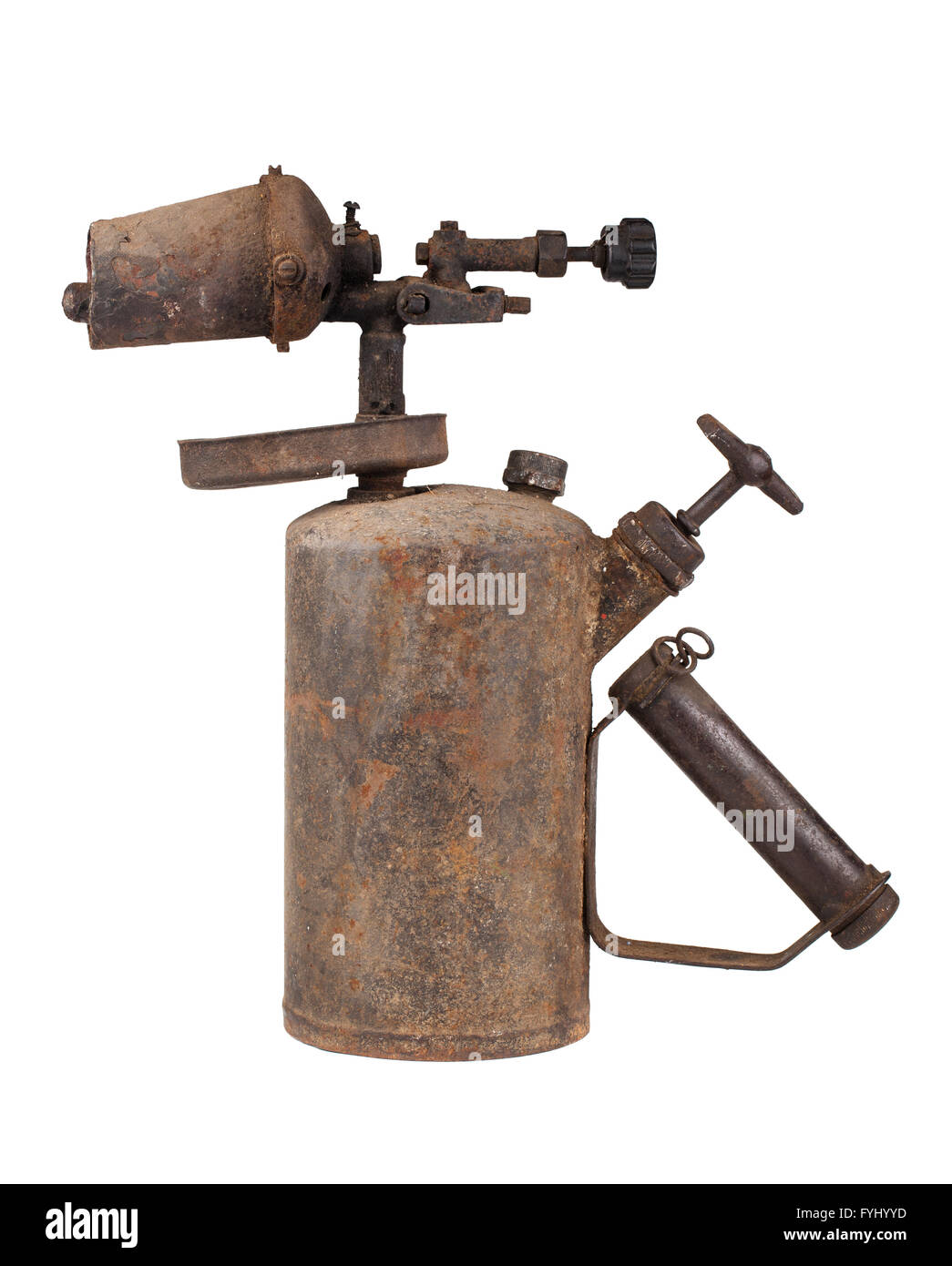 Rusty old blowtorch Stock Photo - Alamy