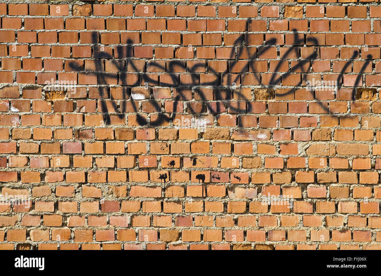 Graffiti on grunge wall Stock Photo - Alamy