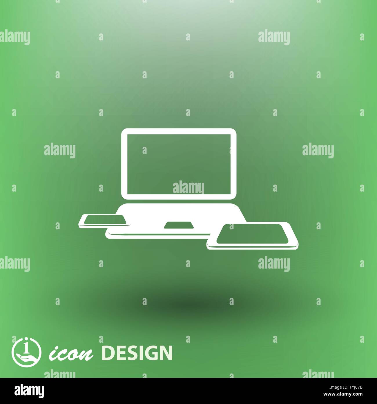 Pictograph of computer Stock Vector Image & Art - Alamy