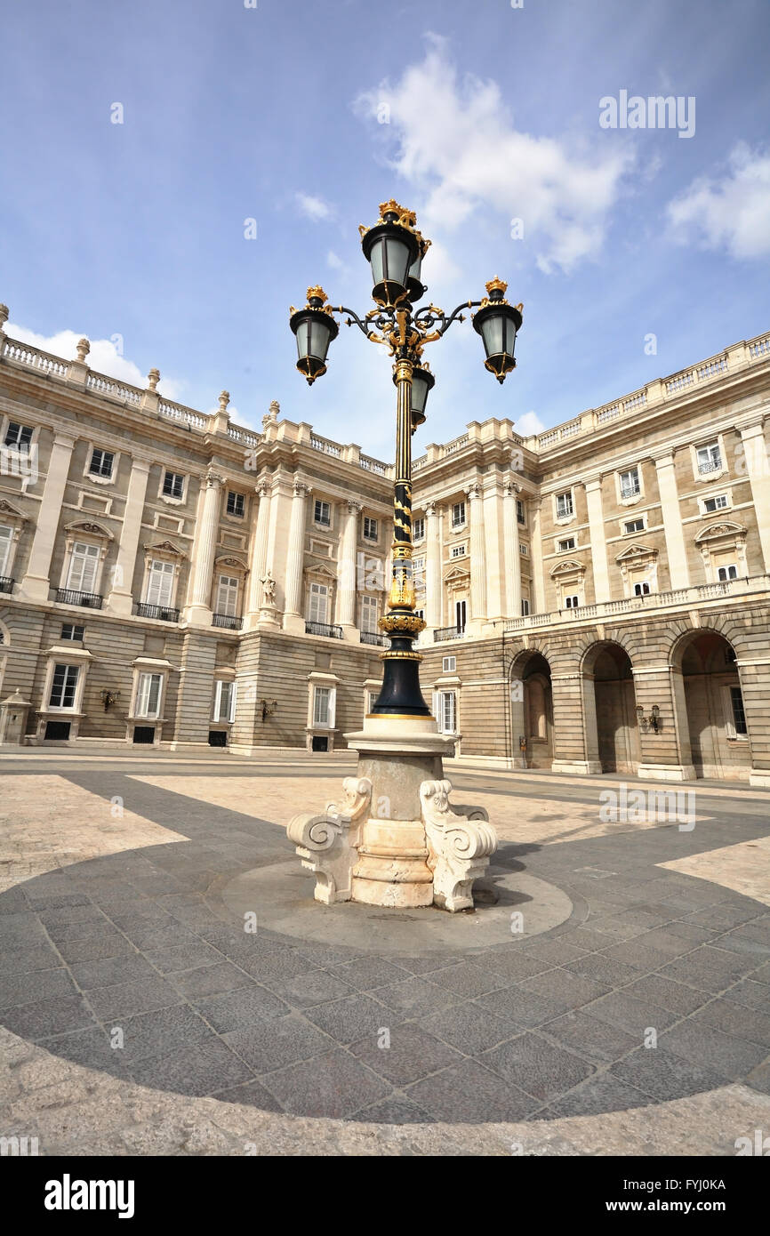 Lanterns in the Baroque adorn the Palace Square Stock Photo - Alamy