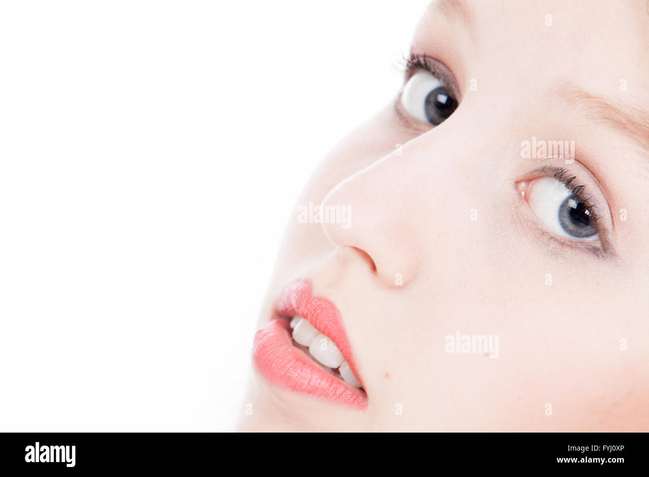 Closeup face hi-res stock photography and images - Alamy