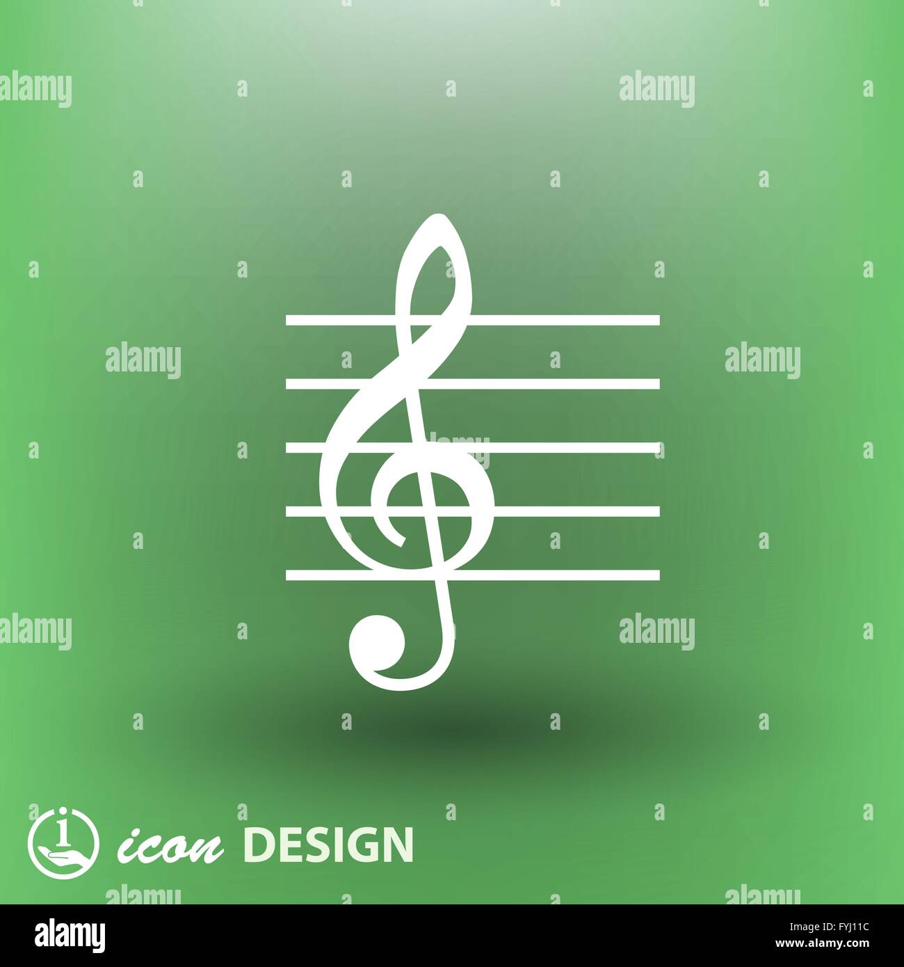 Pictograph of music key Stock Vector Image & Art - Alamy