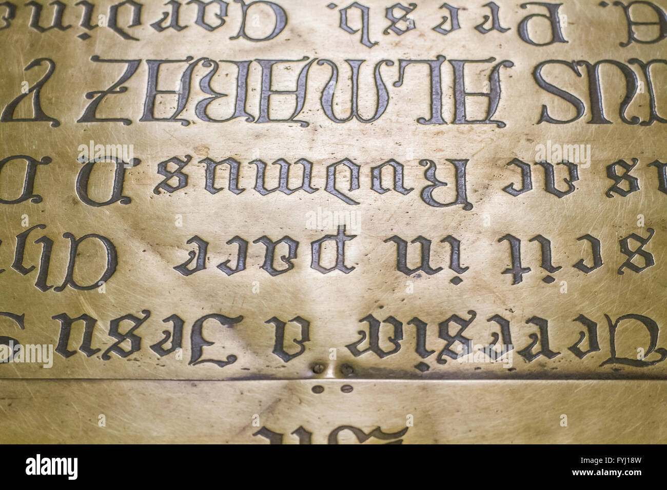 Text engraved on wall hi-res stock photography and images - Alamy