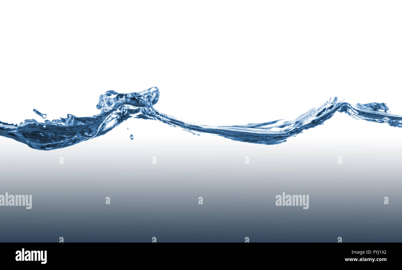 Blue water splash Stock Photo - Alamy