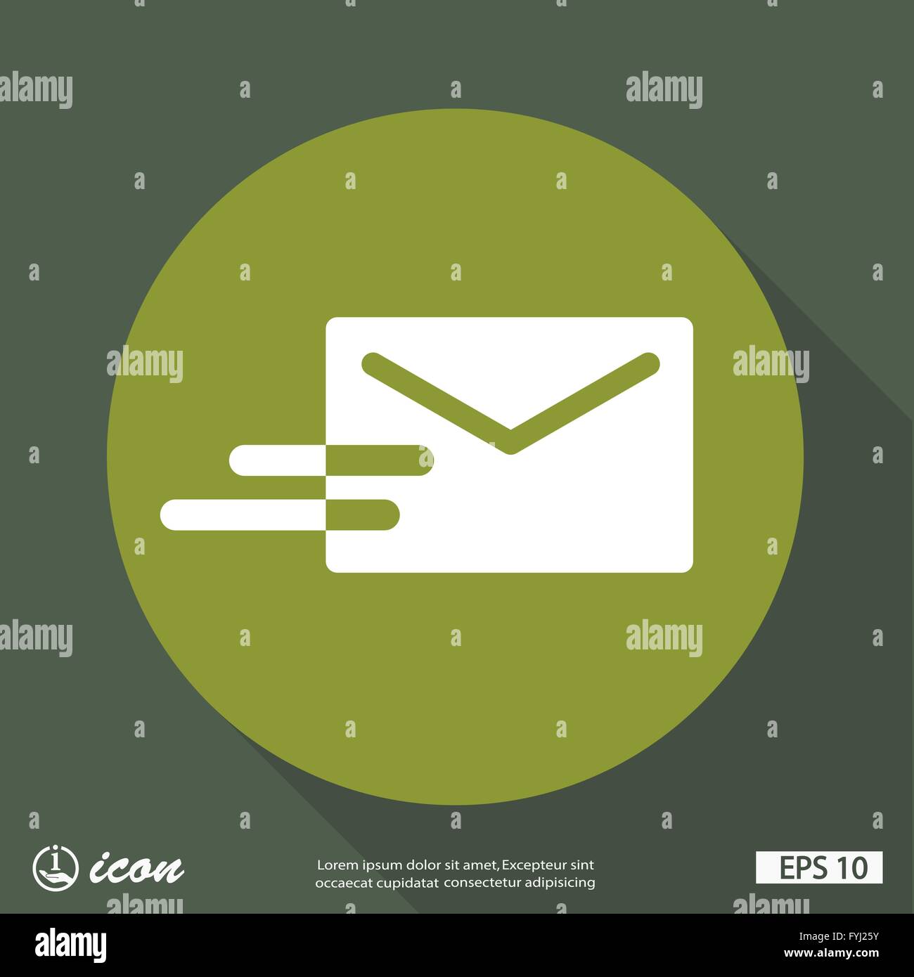 Pictograph of mail Stock Vector Image & Art - Alamy