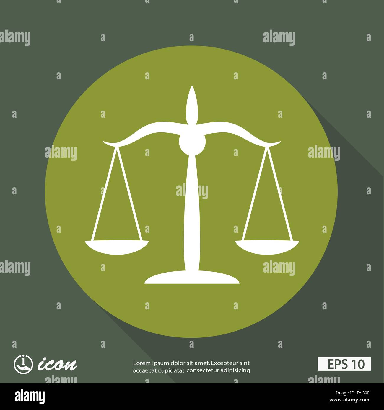 Pictograph of justice scales Stock Vector Image & Art - Alamy
