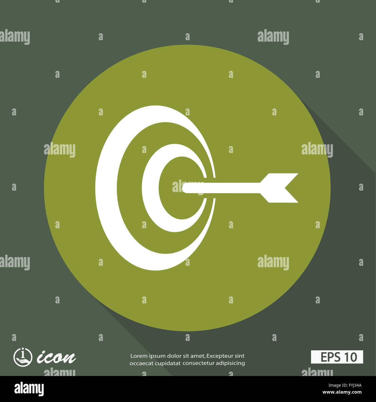 Pictograph of target Stock Vector Image & Art - Alamy