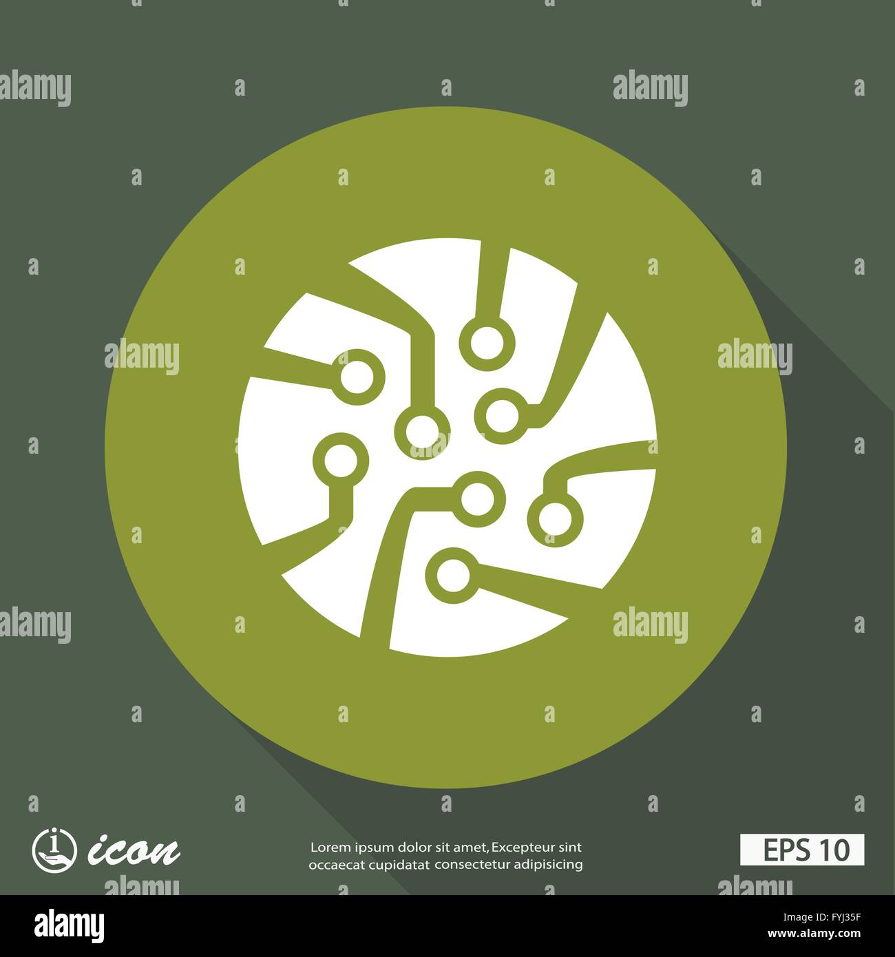 Pictograph of circuit board Stock Vector Image & Art - Alamy