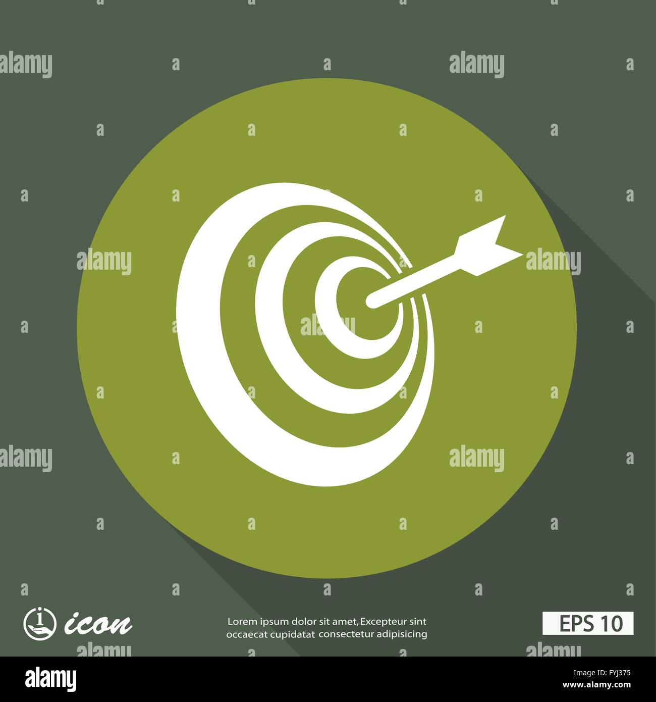 Pictograph of target Stock Vector Image & Art - Alamy