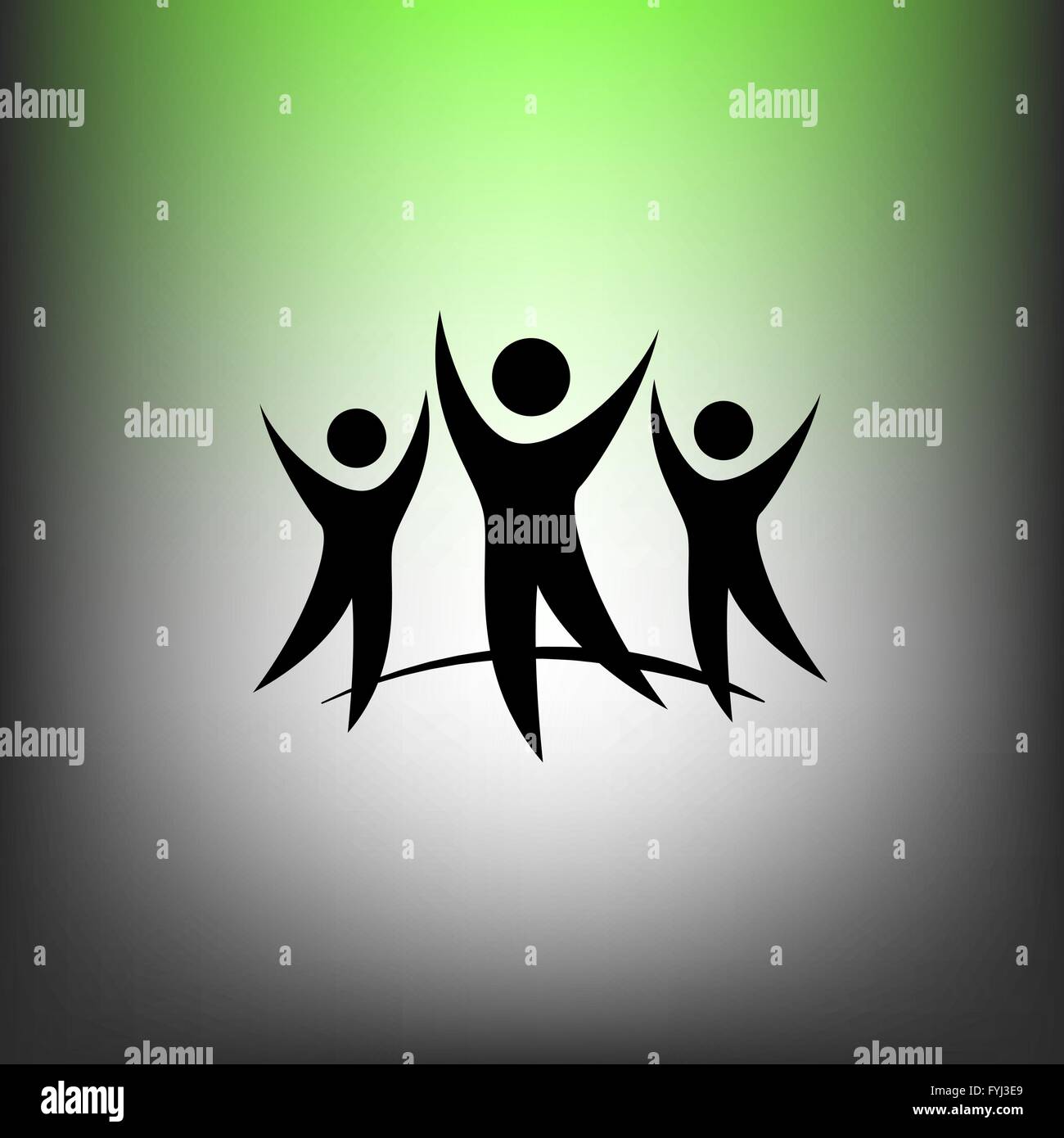 Pictograph of success team Stock Vector Image & Art - Alamy