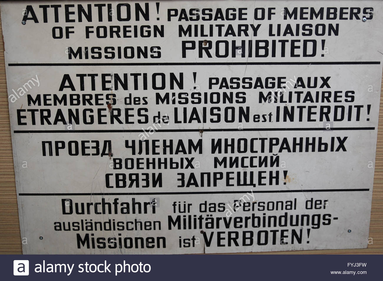 Ddr Border Stock Photos & Ddr Border Stock Images - Alamy