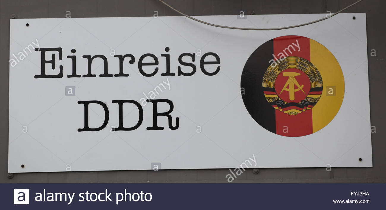 Ddr Border Stock Photos & Ddr Border Stock Images - Alamy