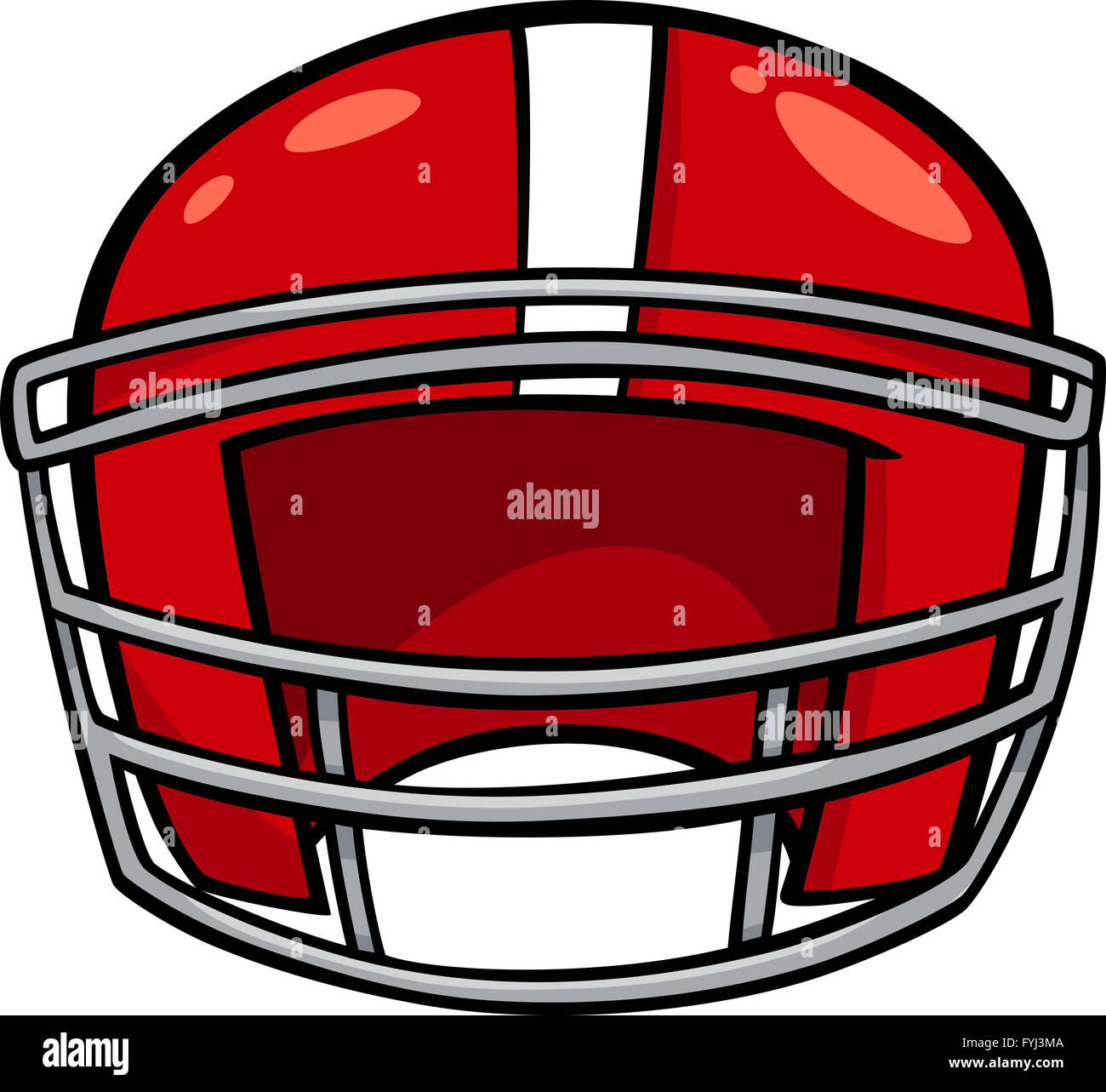 american football helmet clip art Stock Photo - Alamy