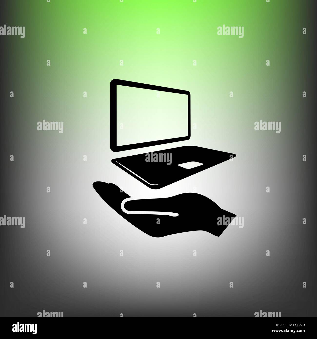 Pictograph of computer Stock Vector Image & Art - Alamy