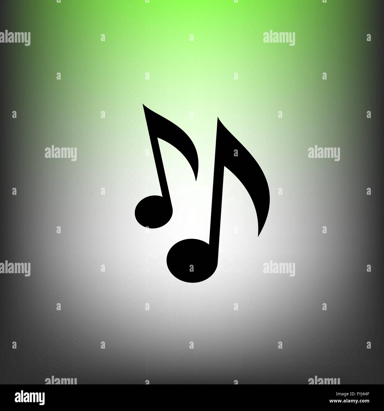 Pictograph of music note Stock Vector Image & Art - Alamy
