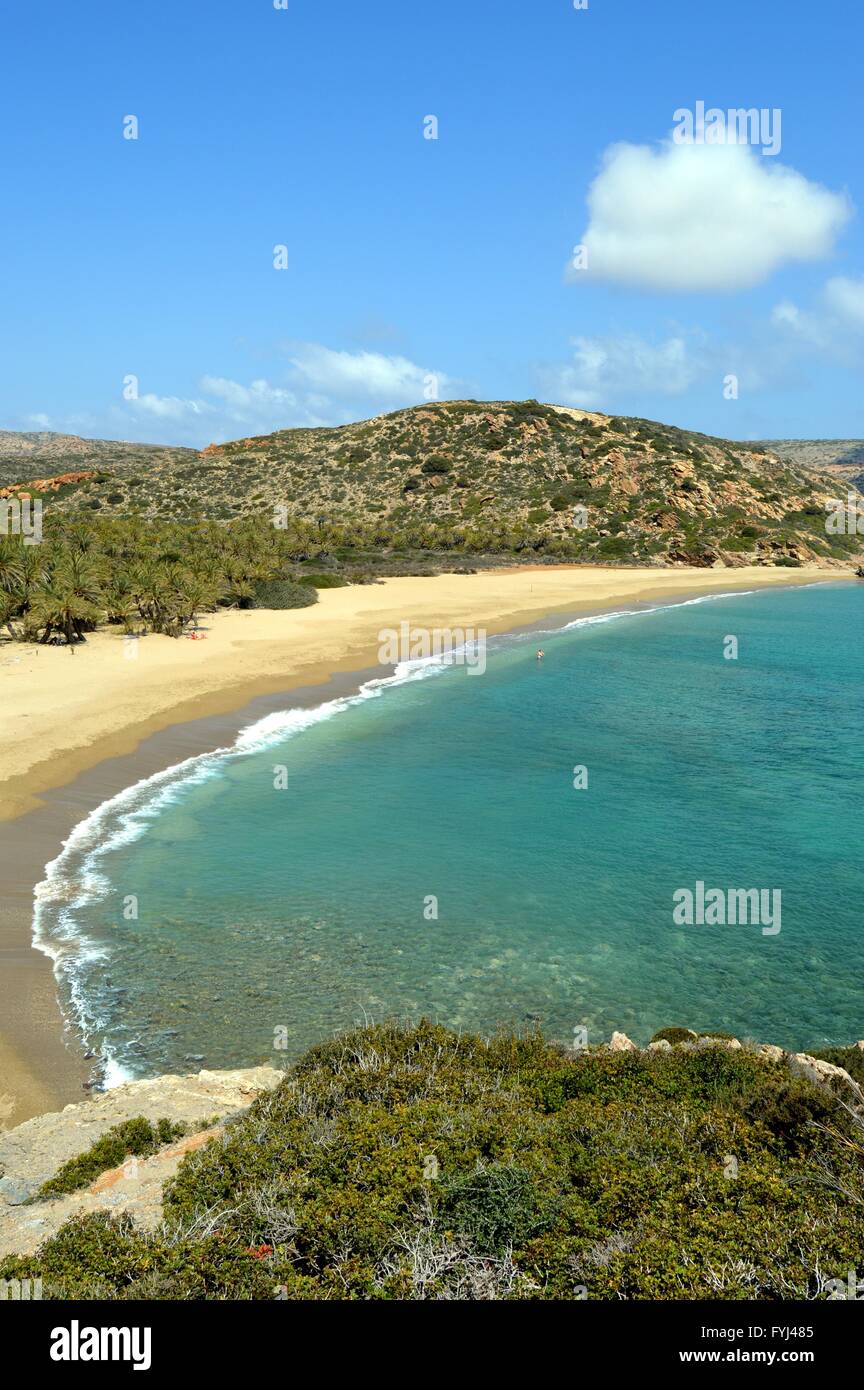 A creek in Crete with rocks, island and of the greenery Stock Photo - Alamy