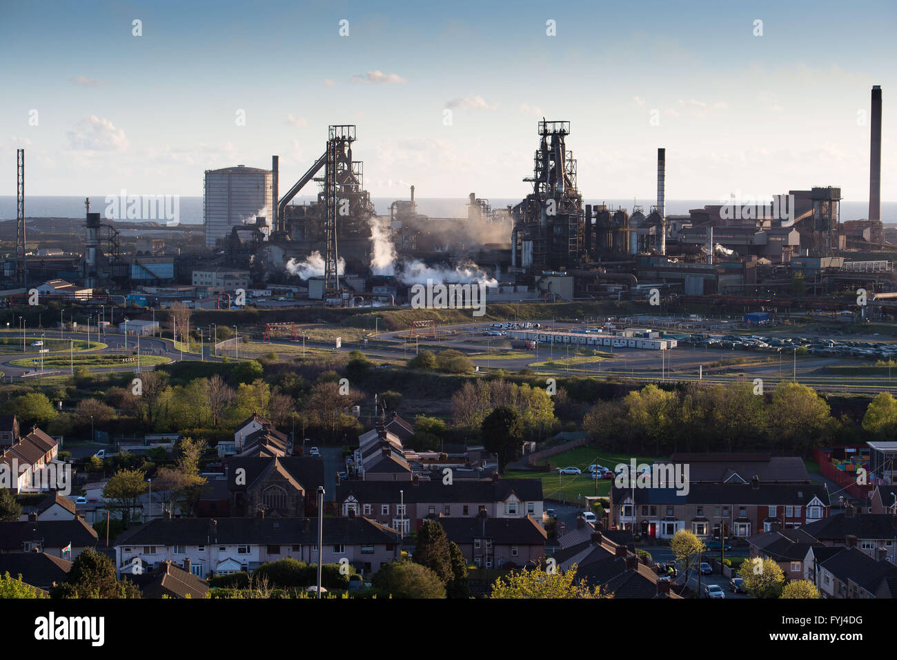 Tata Steel steelworks in Port Talbot, south Wales Stock Photo - Alamy