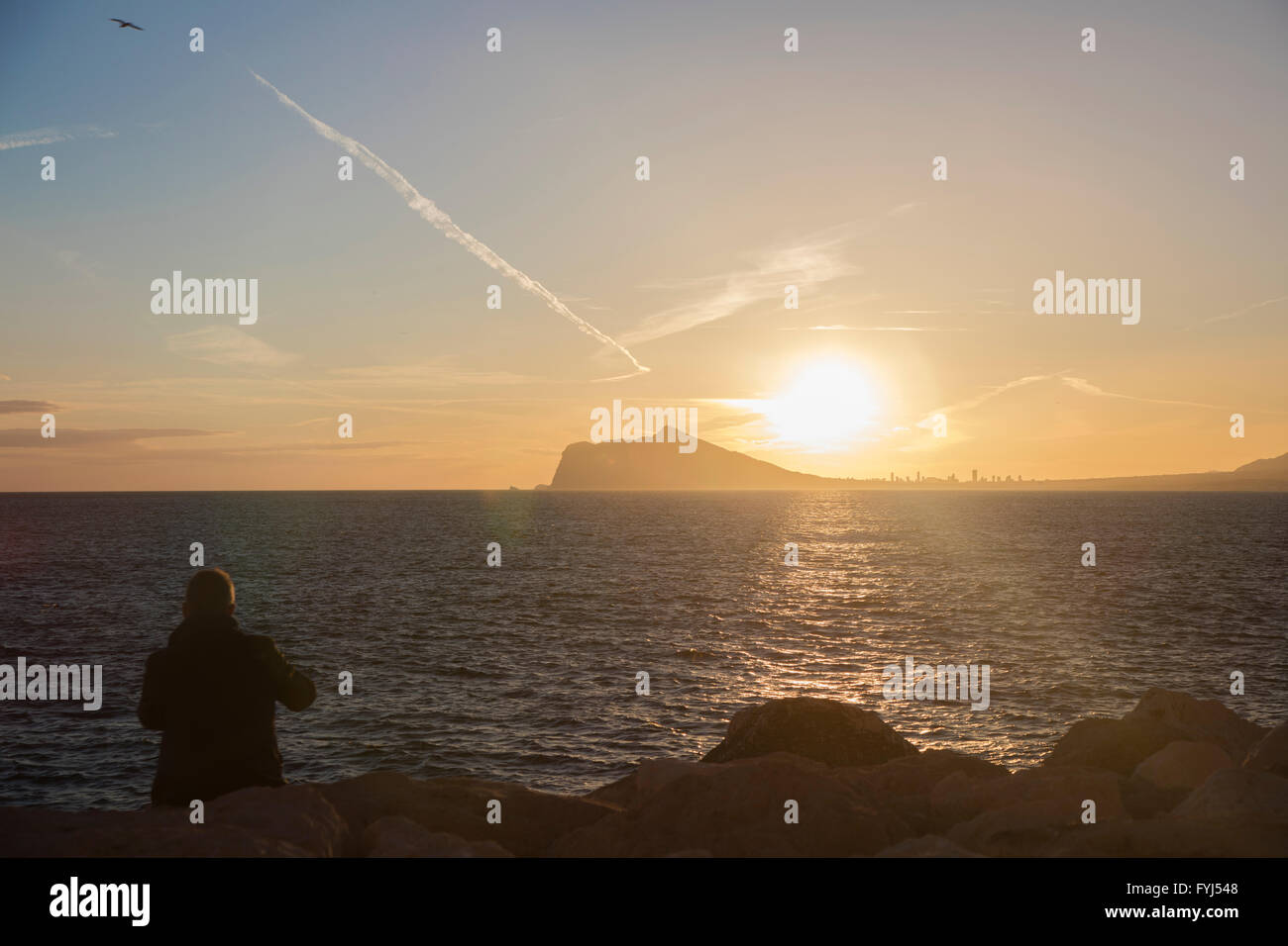Benidorm silhouette hi-res stock photography and images - Alamy