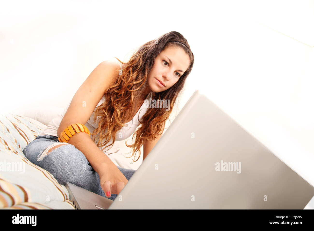Surfing on the Internet Stock Photo - Alamy