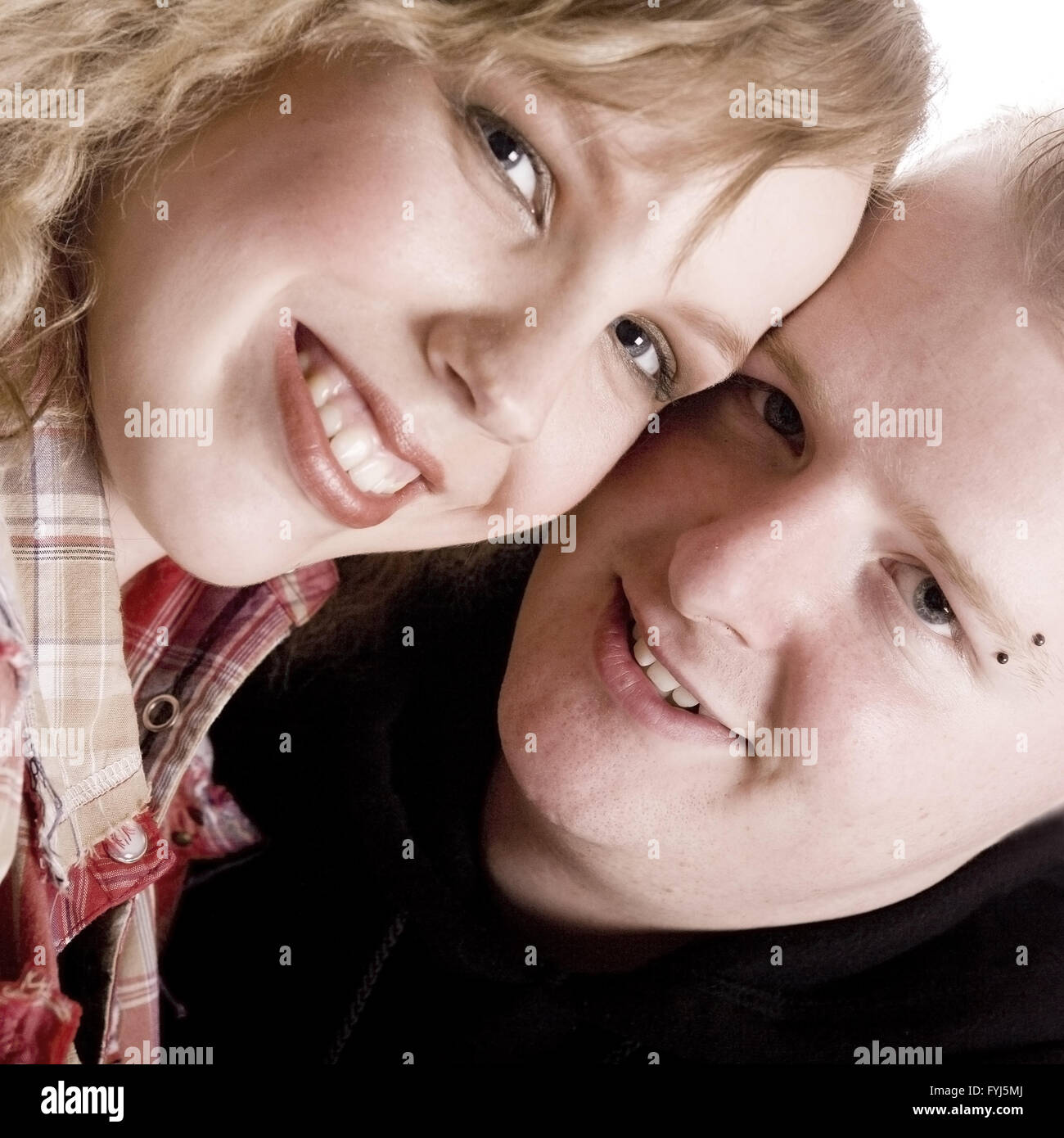 Pose portrait girlfriend boyfriend hi-res stock photography and images ...