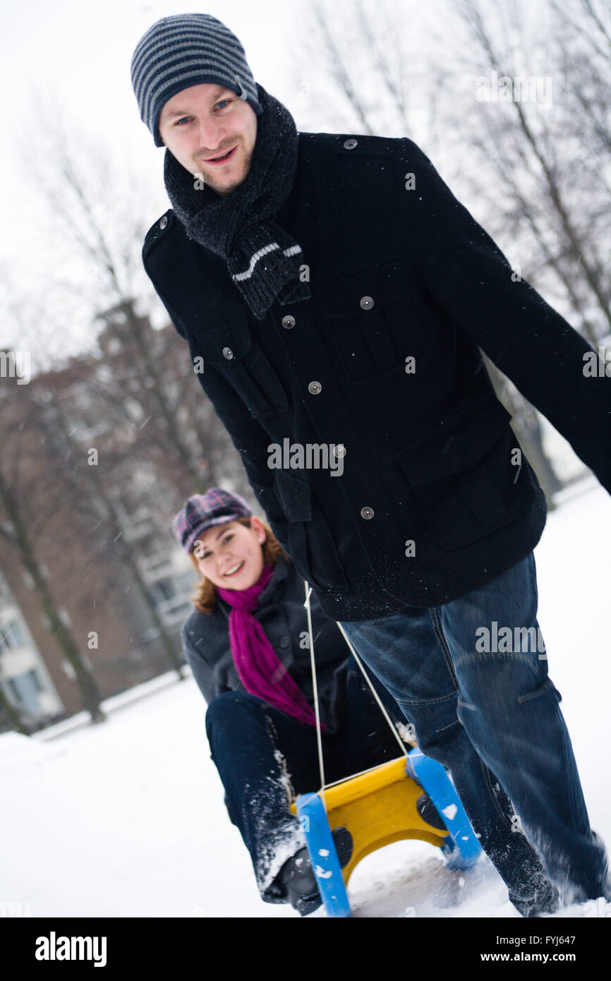 Riding in a sled hi-res stock photography and images - Alamy