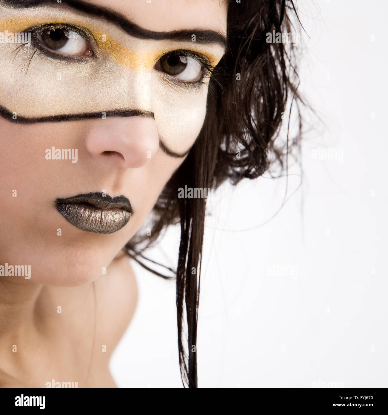 Heavy makeup hi-res stock photography and images - Alamy
