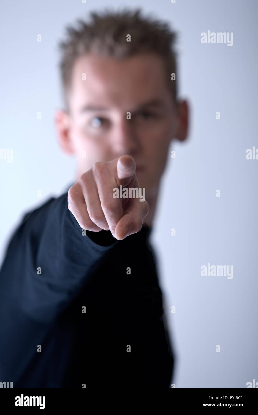 Point pose hi-res stock photography and images - Alamy