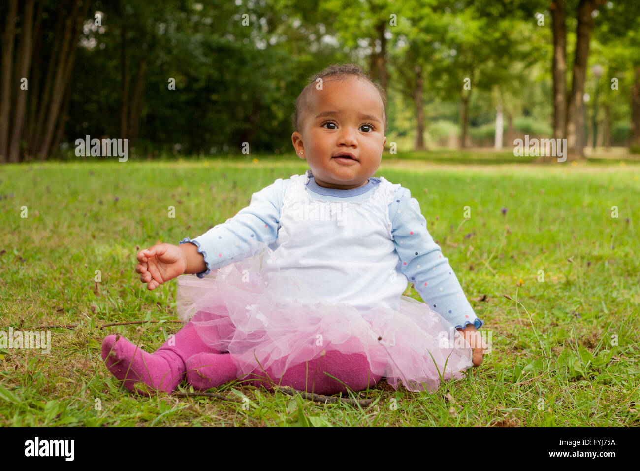 Sweet little african girl Stock Photo - Alamy