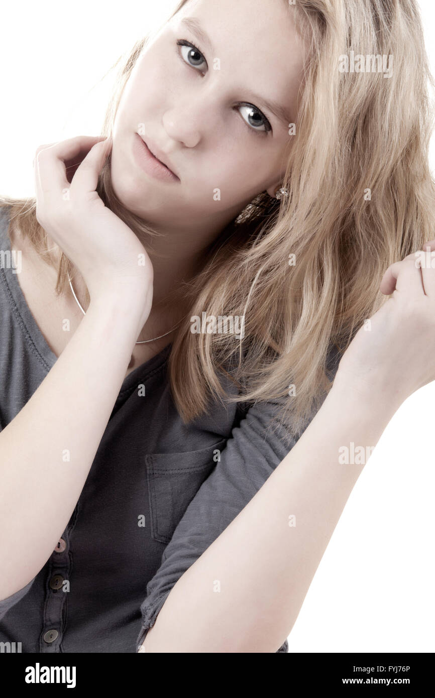 Teen beauty hi-res stock photography and images - Alamy