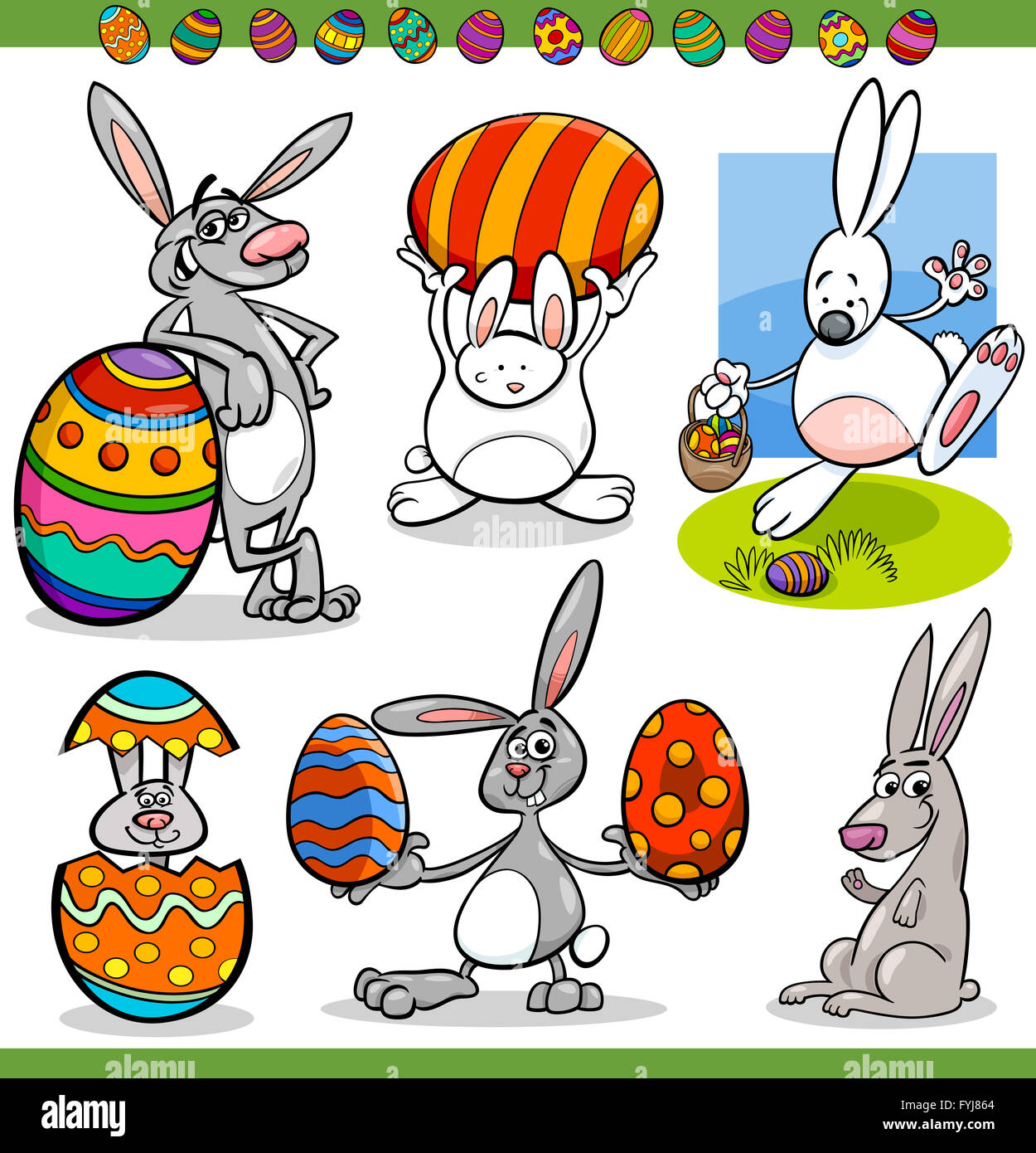 Set bunnies hi-res stock photography and images - Alamy