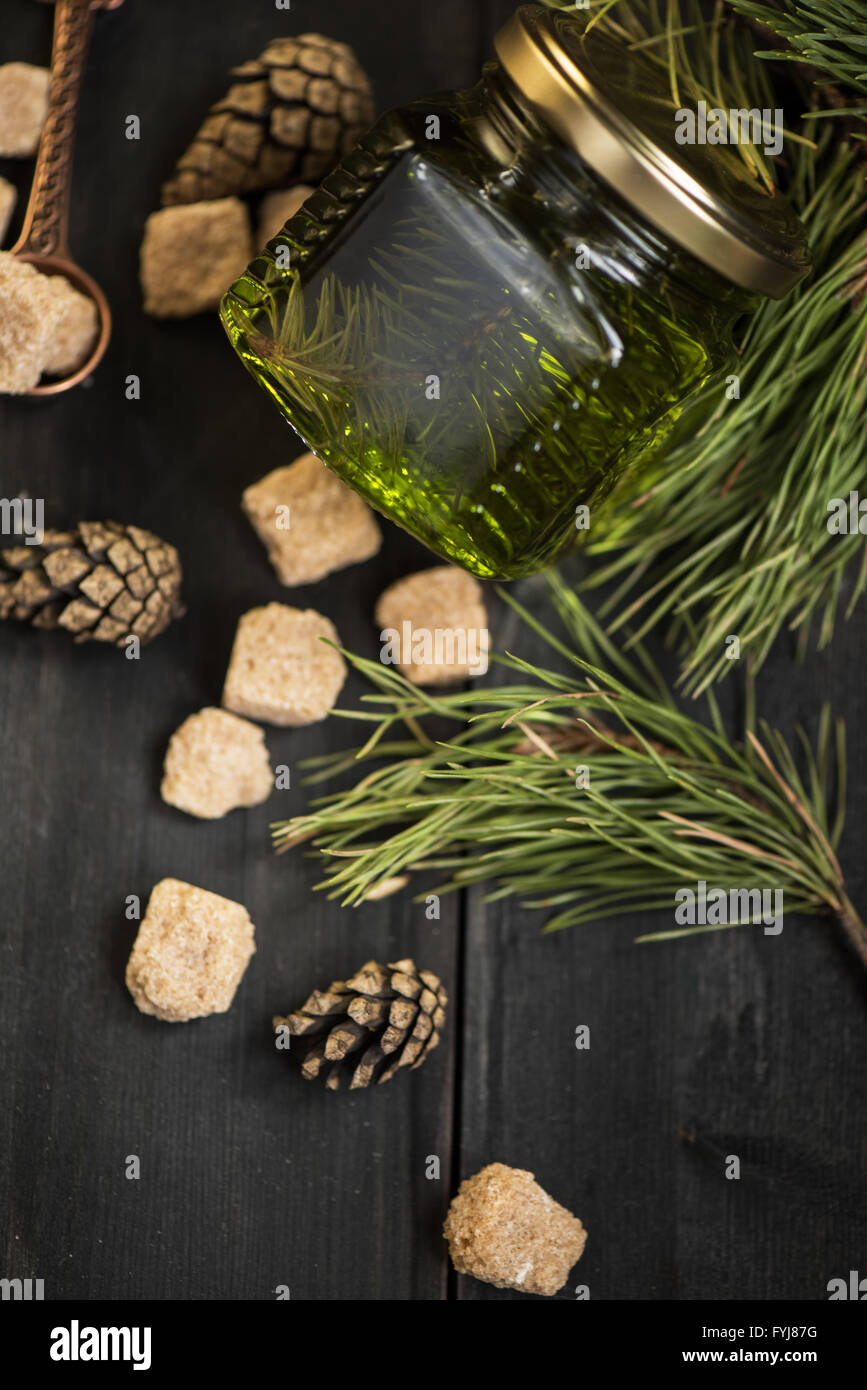 Fir tree bump jam Stock Photo - Alamy