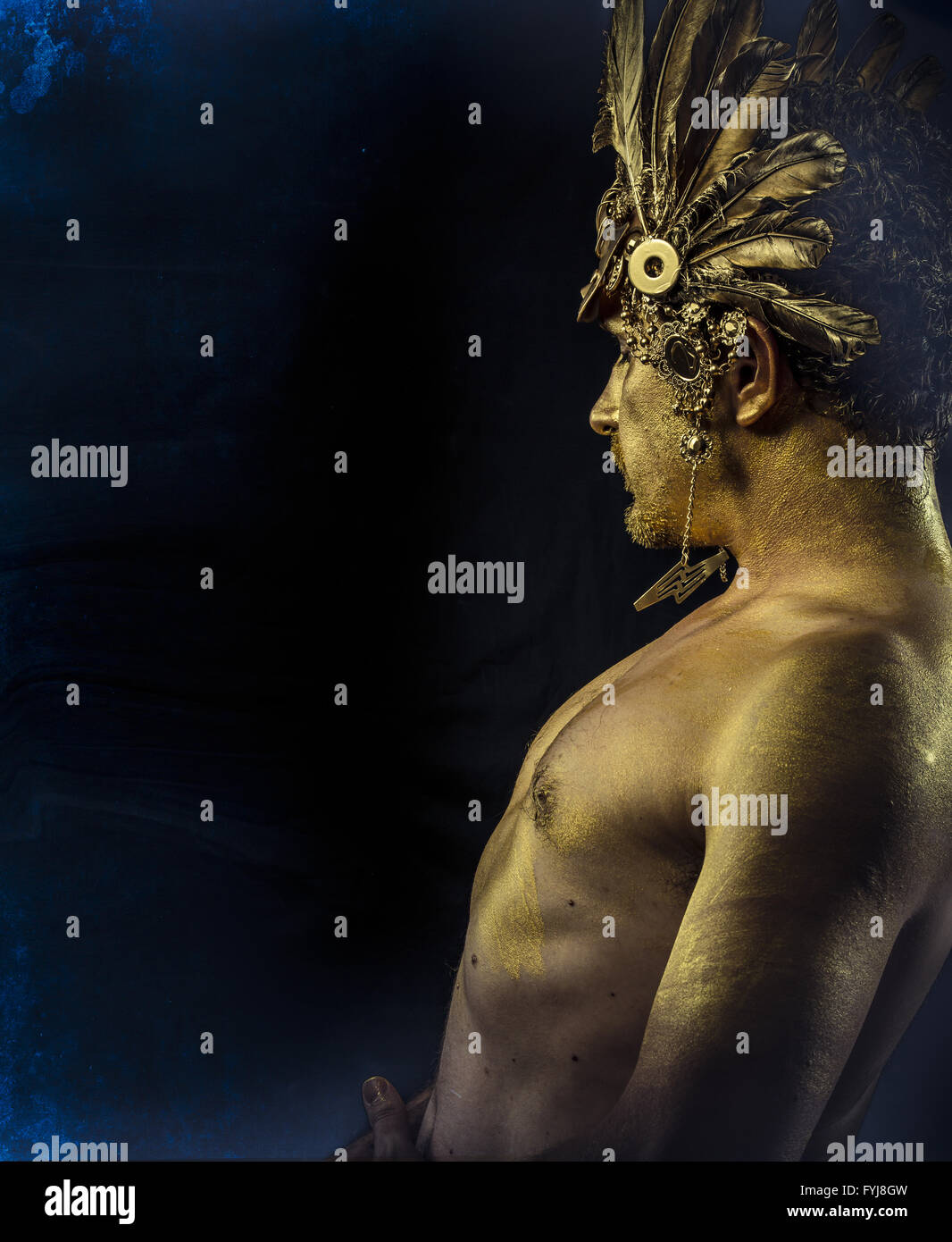 Golden Deity Concept Art NEW God