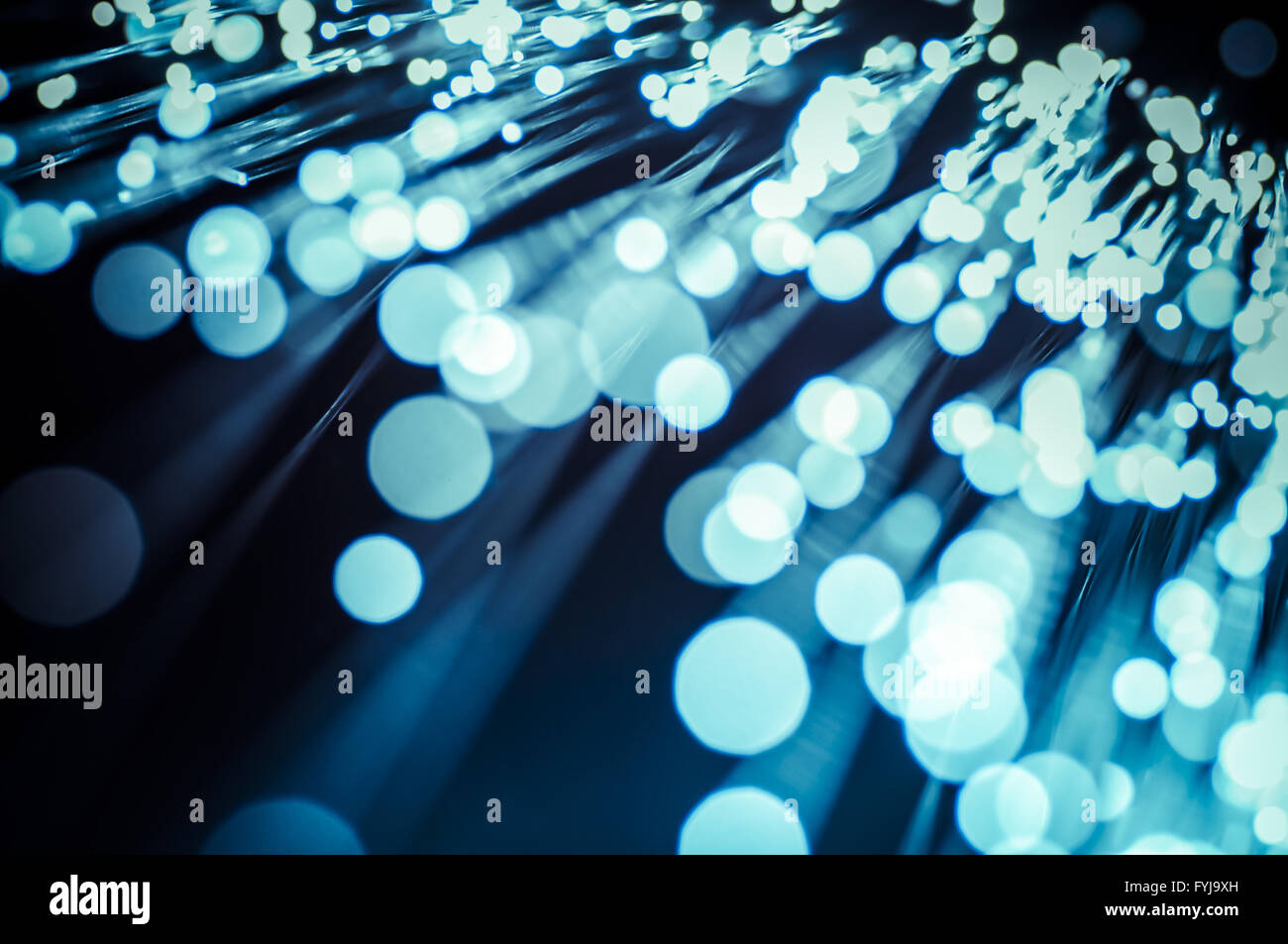 Tech, Fiber optic cables, fibre connection, telecomunications concept ...