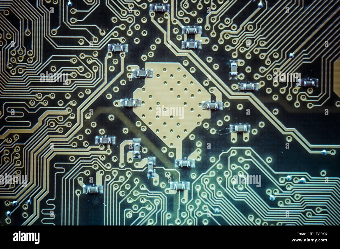 Processor, Motherboard, computer and electronics modern background ...