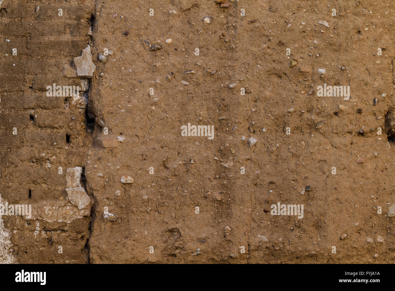 Smug wall, antique building in spain Stock Photo - Alamy