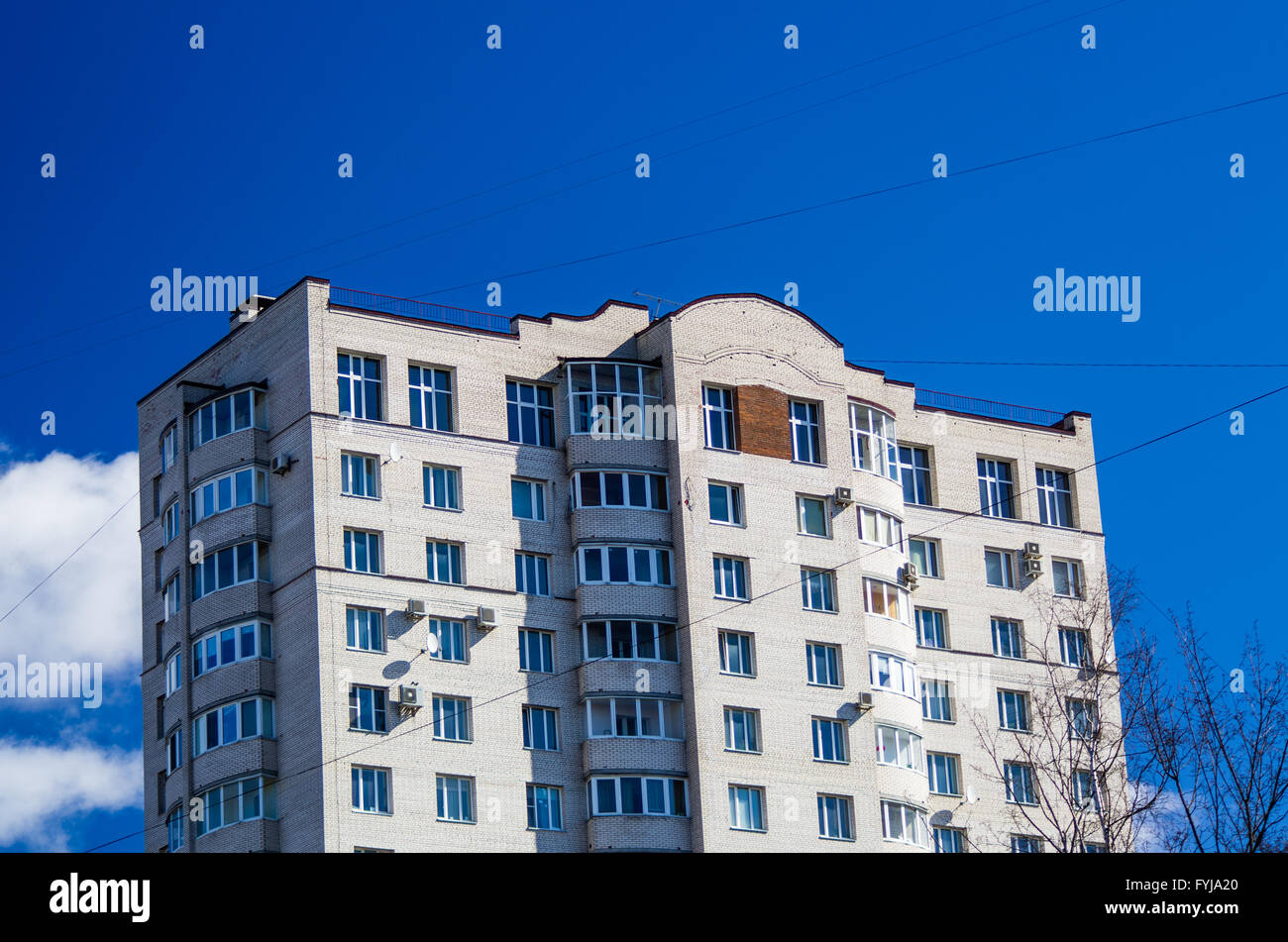 Modern residential building Stock Photo - Alamy