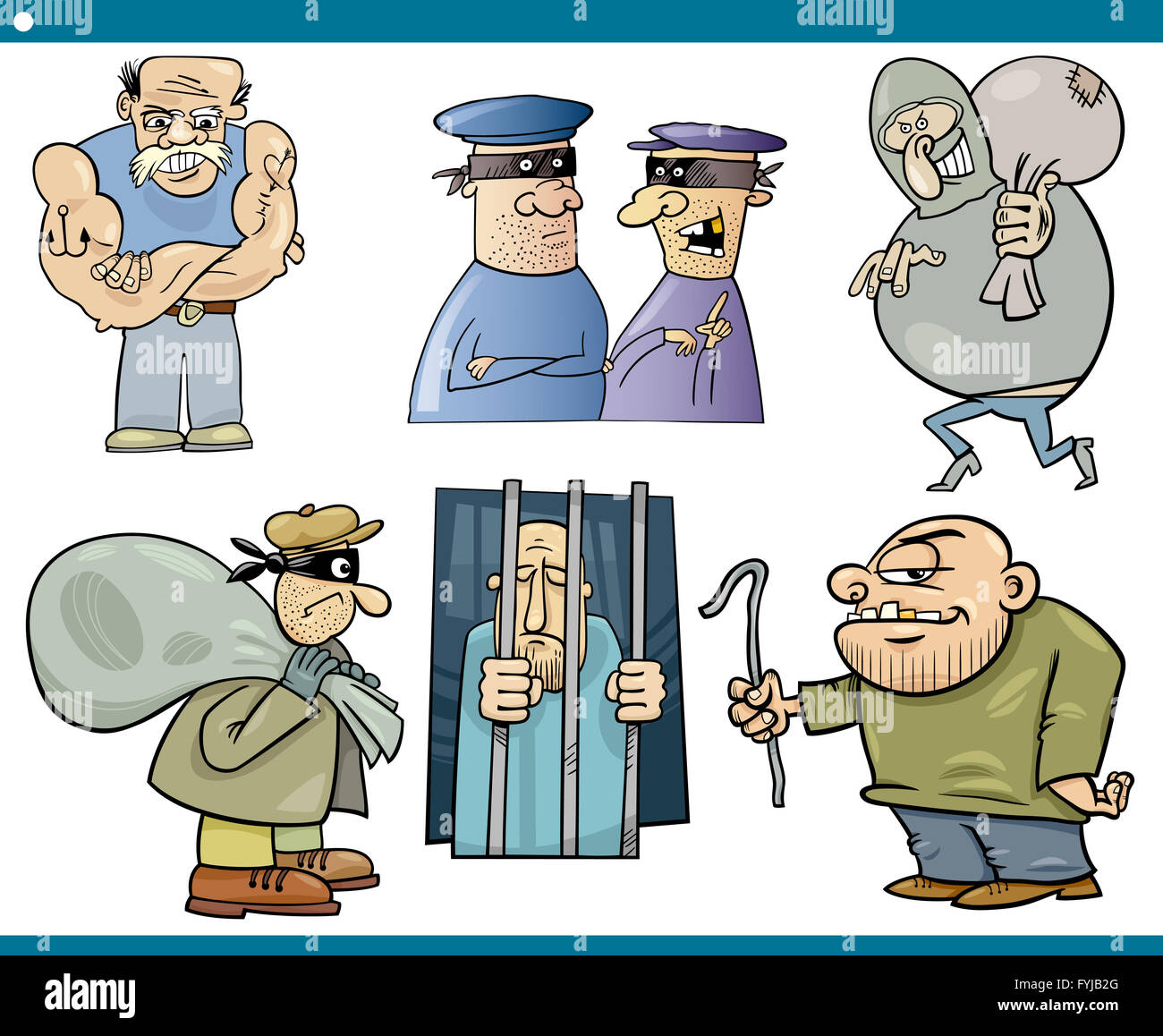Thieves Cartoon