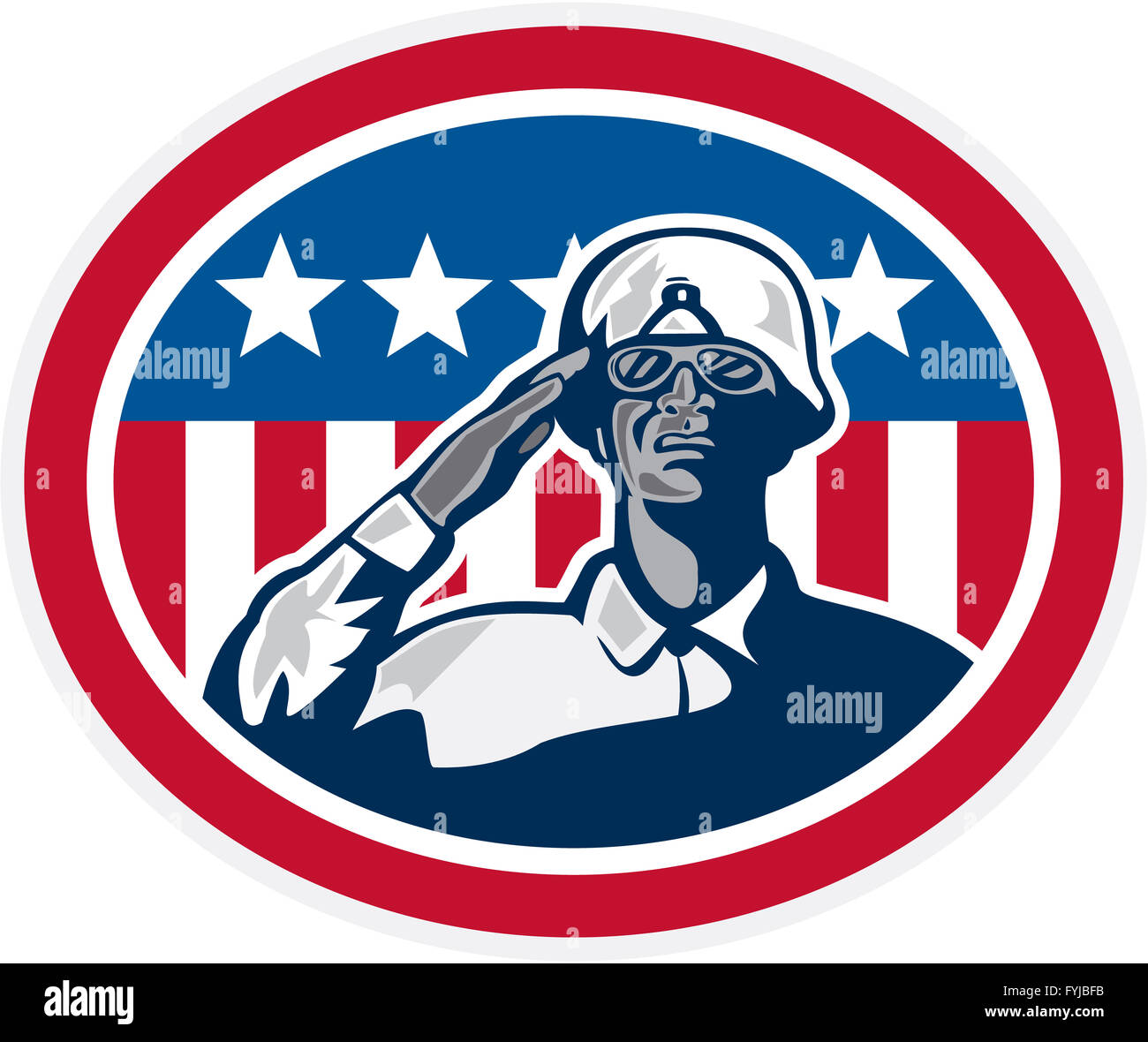 Salute flag hi-res stock photography and images - Alamy