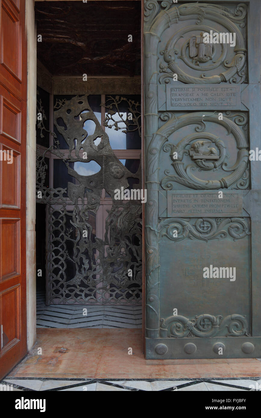 Magnificent doors of the Church of All Saints Stock Photo - Alamy