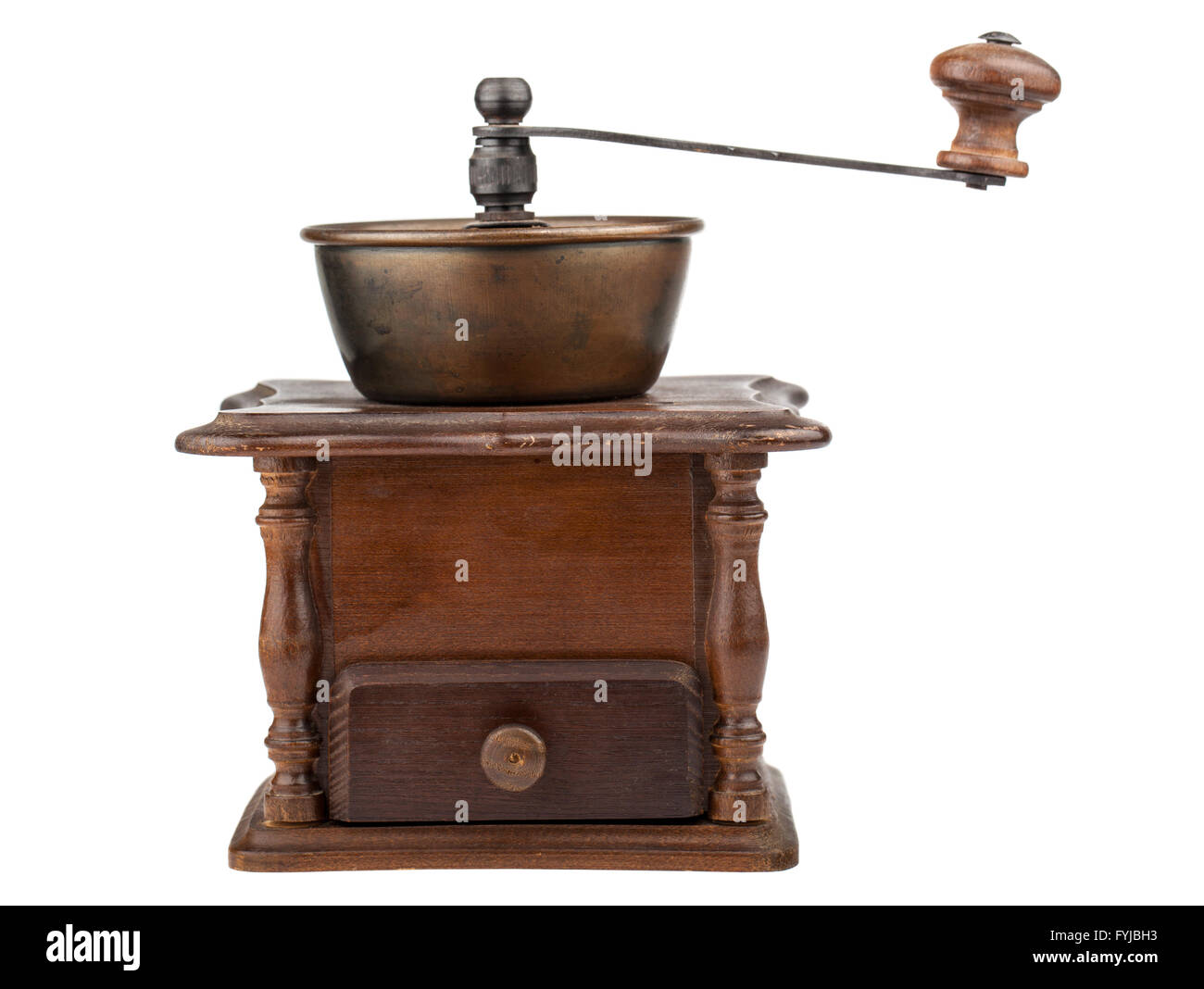 Vintage coffee mill Stock Photo - Alamy