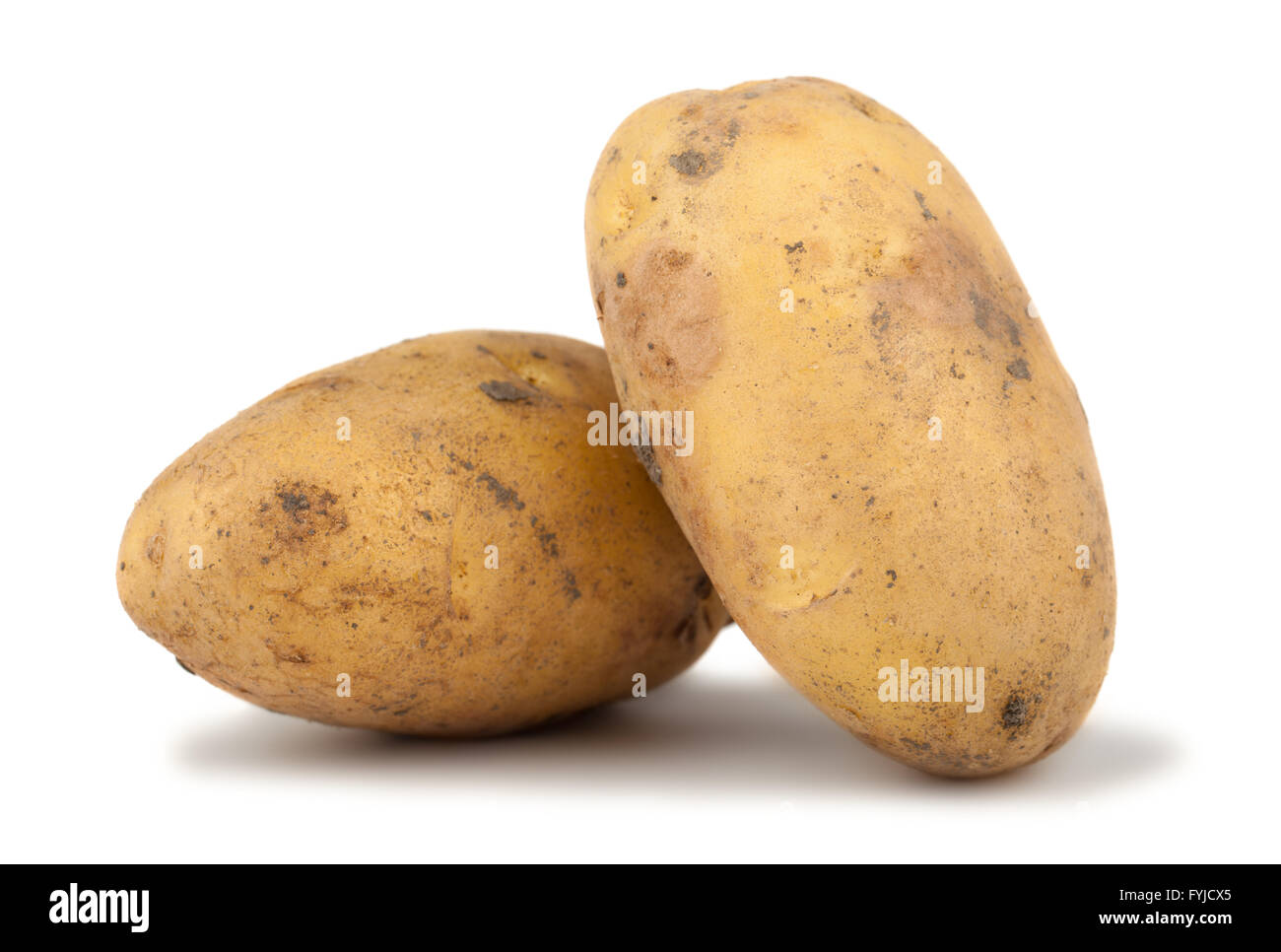 Pair of ripe potato Stock Photo - Alamy