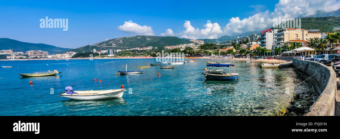 Landscape panorama view in Montenegro Stock Photo - Alamy