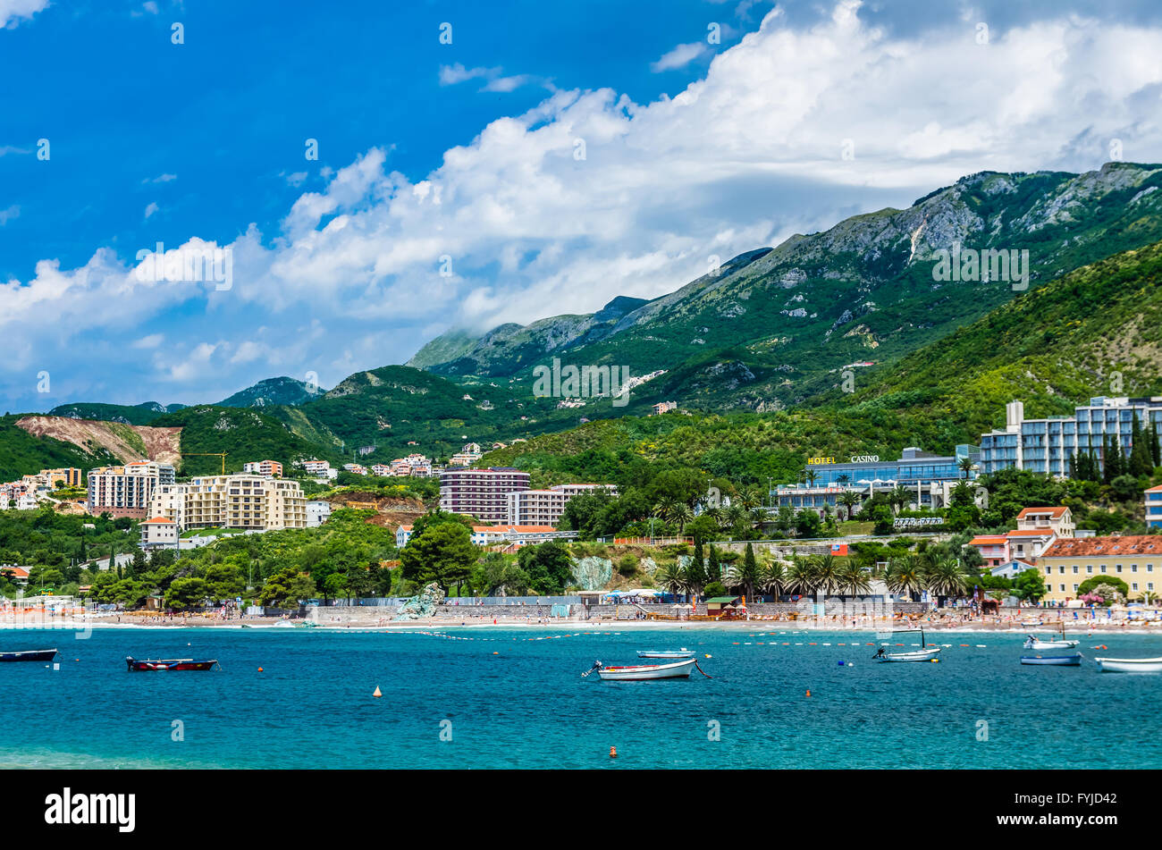 Landscape panorama view in Montenegro Stock Photo - Alamy