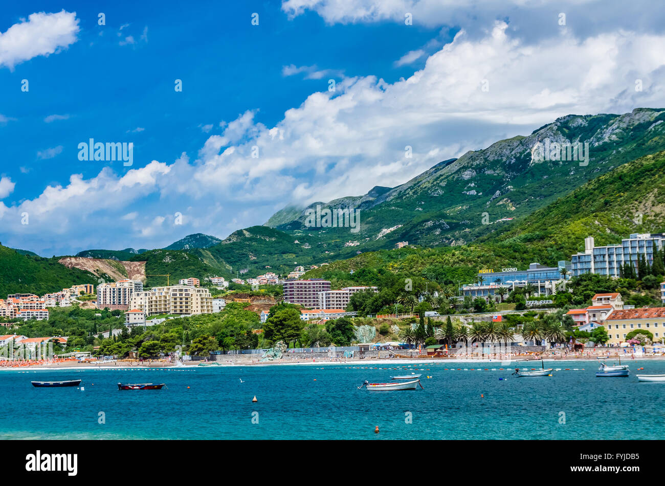 Landscape panorama view in Montenegro Stock Photo - Alamy