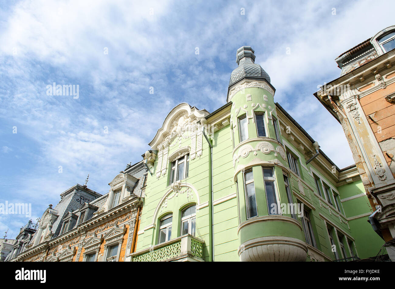 Bulgarian architecture style Stock Photo - Alamy