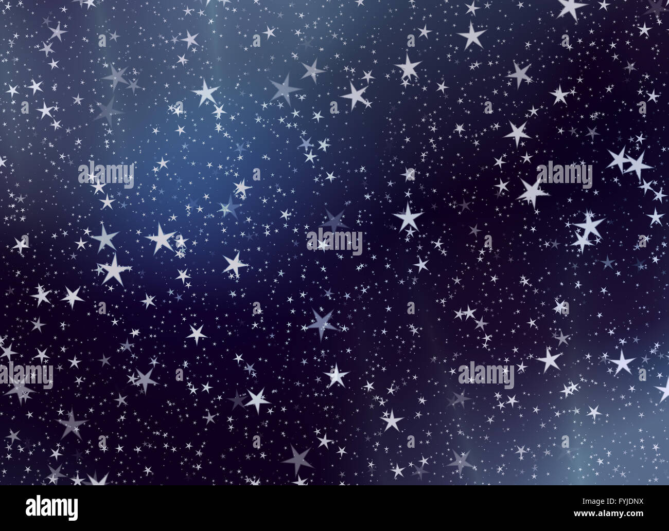 many flying stars on a sky backgrounds Stock Photo - Alamy