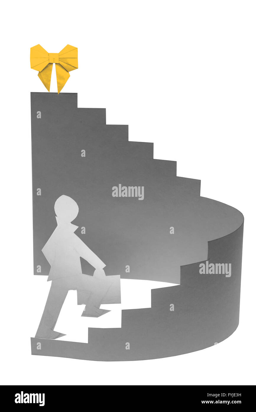 Action make steps to success Cut Out Stock Images & Pictures - Alamy